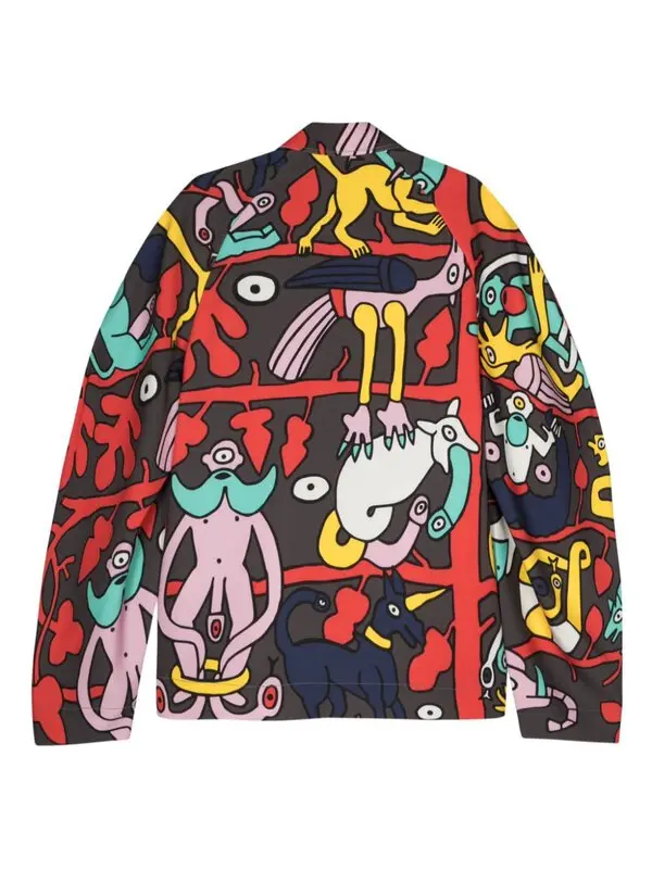 WALTER VAN BEIRENDONCK Illustration-print Shirt