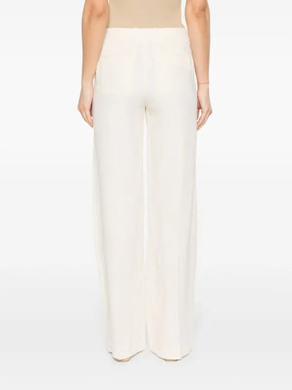 Chloé Wide-leg Linen Trousers