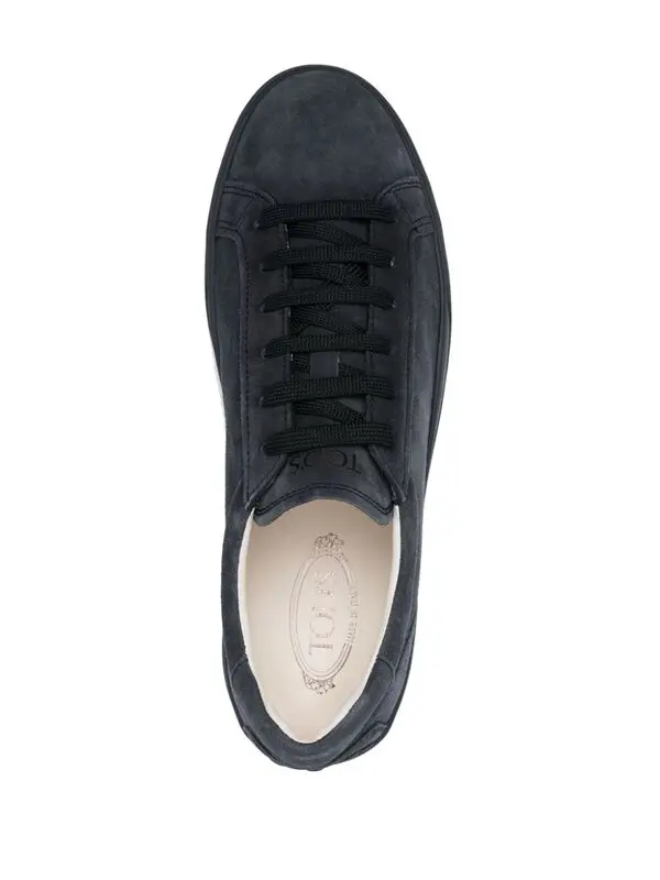 TOD'S Logo-print Suede Sneakers - Blue
