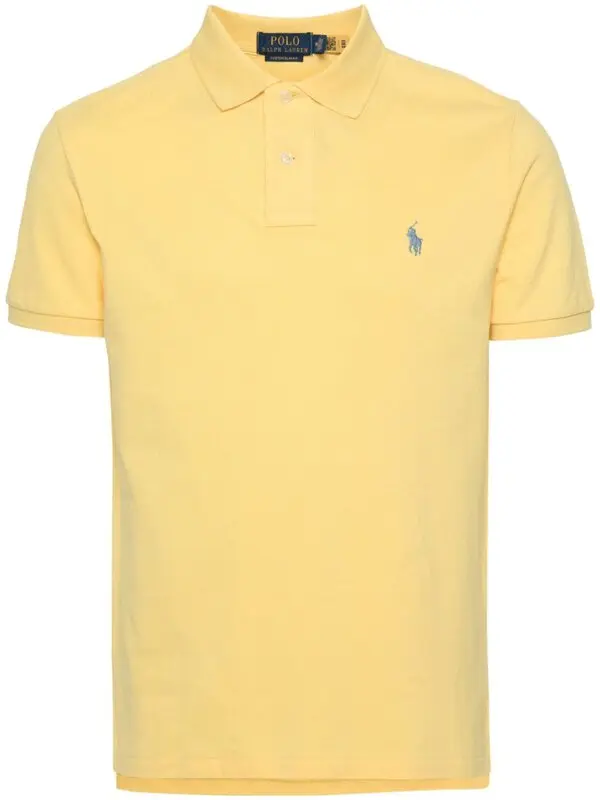 Polo Ralph Lauren Polo-pony-embroidery Polo Shirt - Yellow