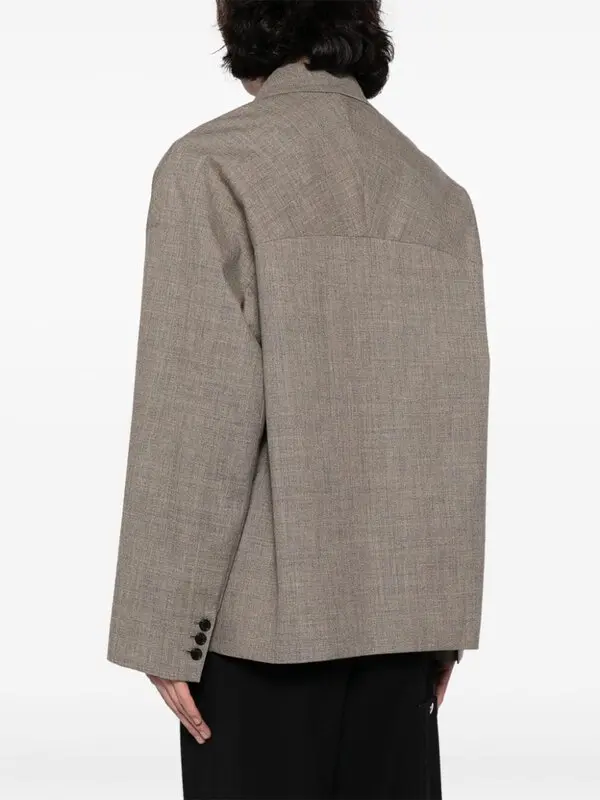 CROQUIS Double-breasted Wool Blazer