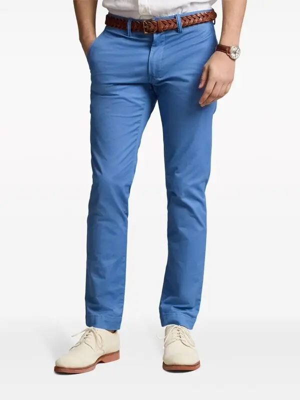 Polo Ralph Lauren Bedford Cotton-twill Trousers - Blue
