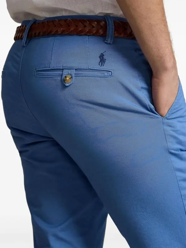 Polo Ralph Lauren Bedford Cotton-twill Trousers - Blue