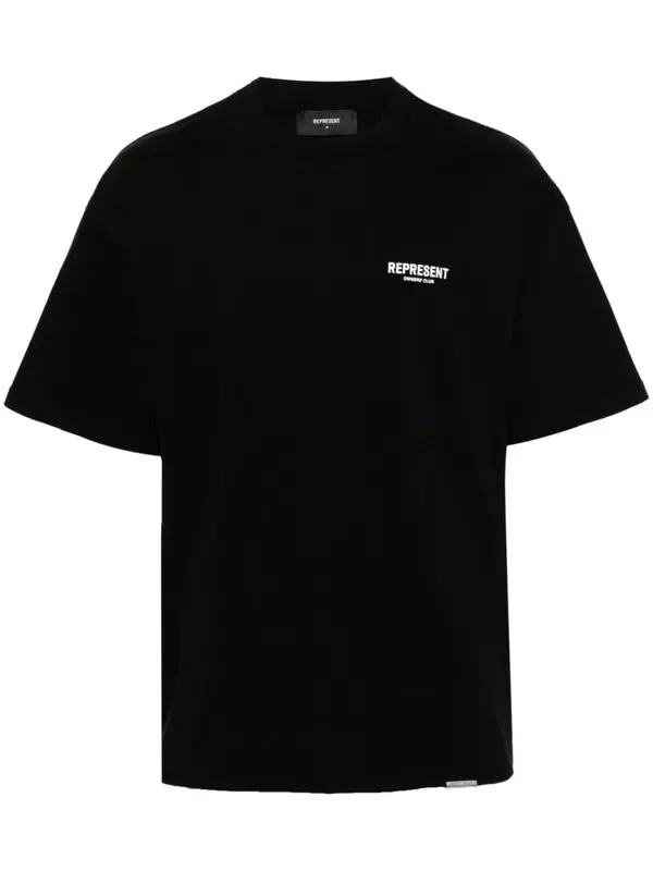 REPRESENT Owners Club Cotton T-shirt - Black