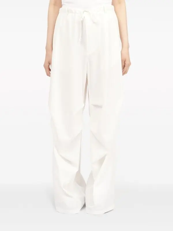 MAISON MARGIELA Drawstring-waist Wide-leg Trousers