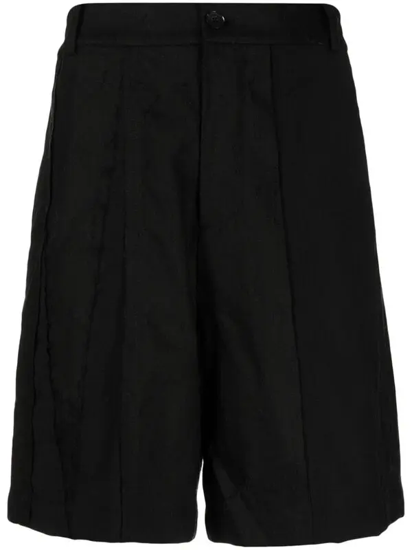 FENG CHEN WANG High-waisted Wool Shorts