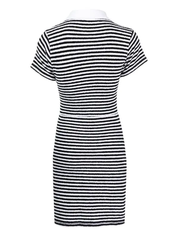 CHARLES JEFFREY Wednesday Stripe-print Minidress