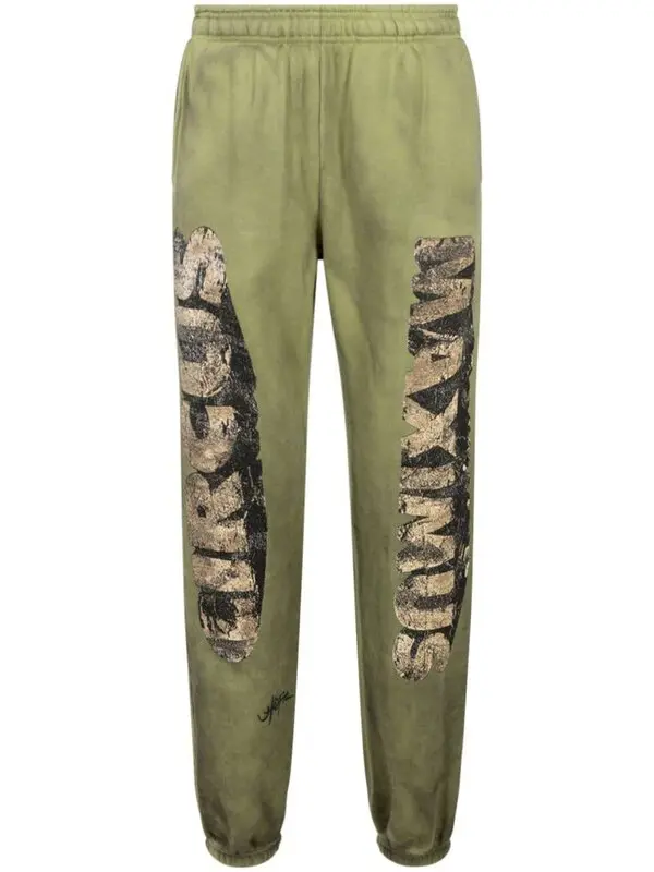 Travis Scott Utopia Circus Maximus Track Pants - Green | Editorialist