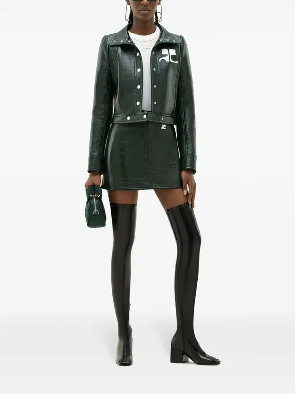 COURREGES Reedition Vinyl Jacket - Green