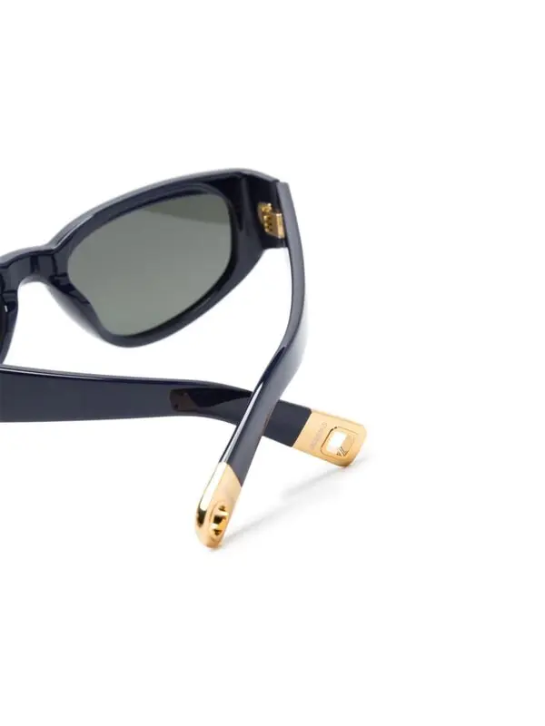 Jacquemus Rectangle-frame Sunglasses - Blue