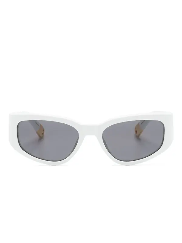 Jacquemus Rectangle-frame Sunglasses - White
