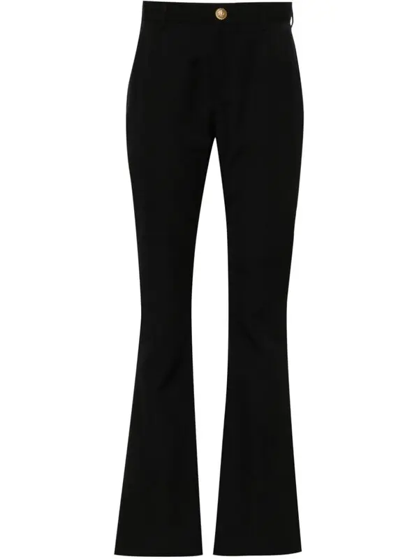Balmain Twill Flared Trousers