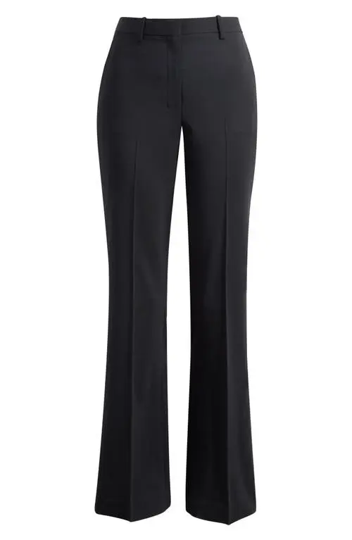Theory Stretch Wool Trousers - Black
