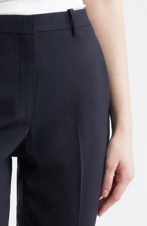 Theory Stretch Wool Trousers - Deep Navy