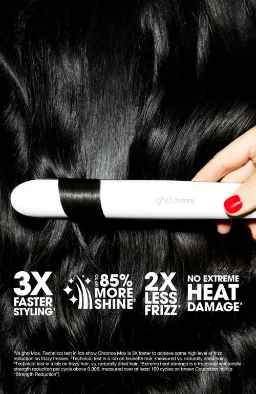 GHD Chronos Styler 1-inch Flat Iron - White