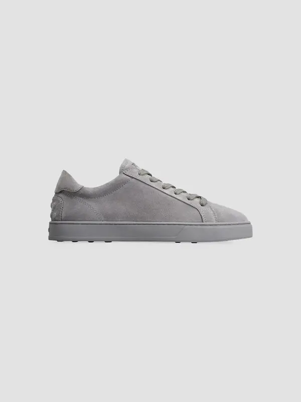 TOD'S Suede Low-top Sneakers - Grey