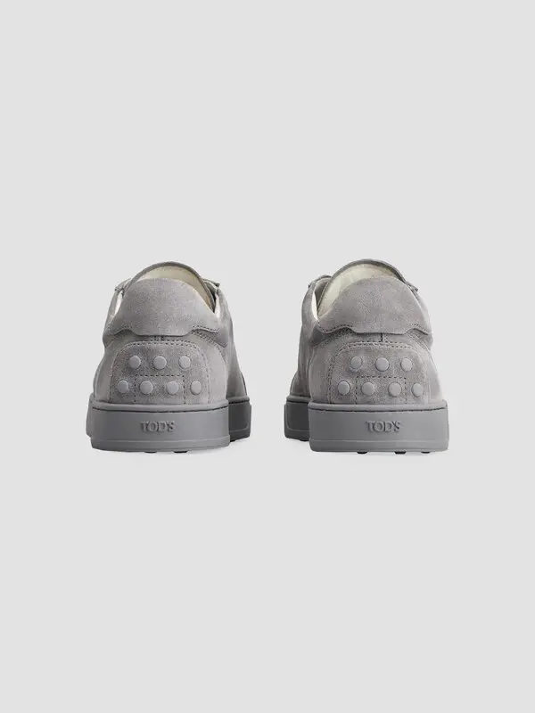 TOD'S Suede Low-top Sneakers - Grey