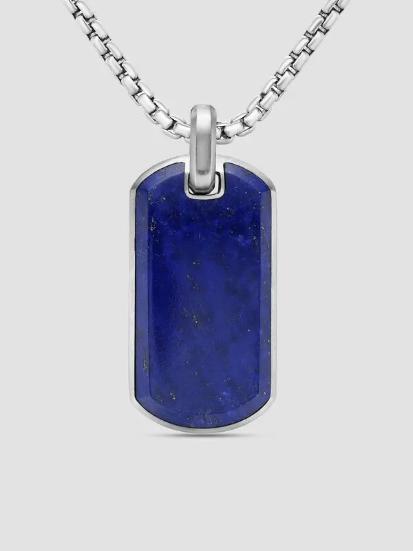 David Yurman Chevron Tag - Lapis Lazuli