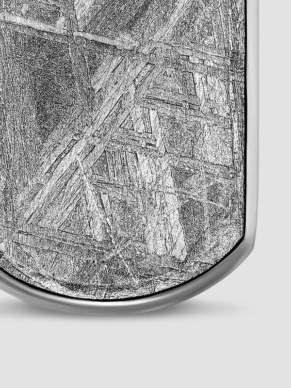 David Yurman Chevron Tag - Meteorite
