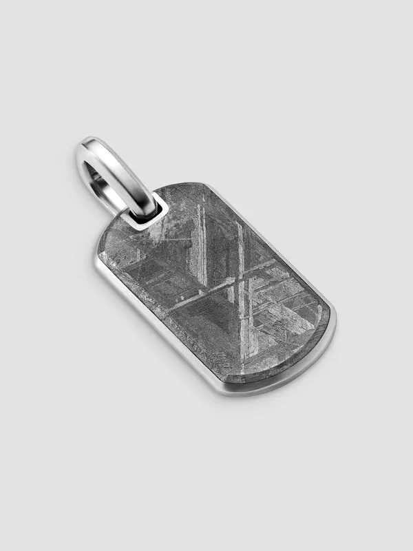 David Yurman Chevron Tag - Meteorite