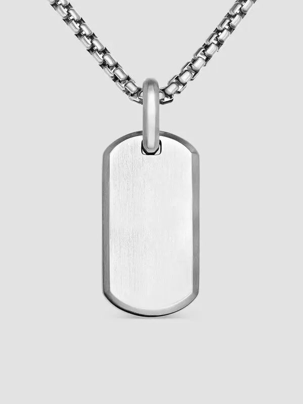 David Yurman Chevron Tag - Silver
