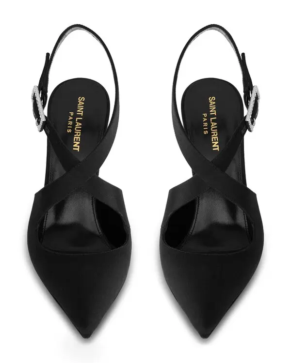Saint Laurent Spontini Slingback Pumps