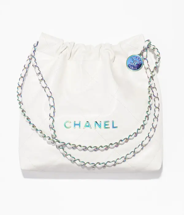 Chanel 22 Small Handbag - White
