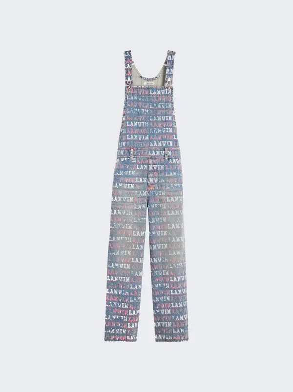LANVIN X Future Loose Fit Printed Jumpsuit - Blue