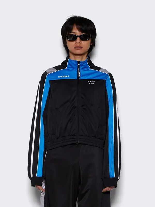 Martine Rose Shrunken Track Jacket - Black | Editorialist