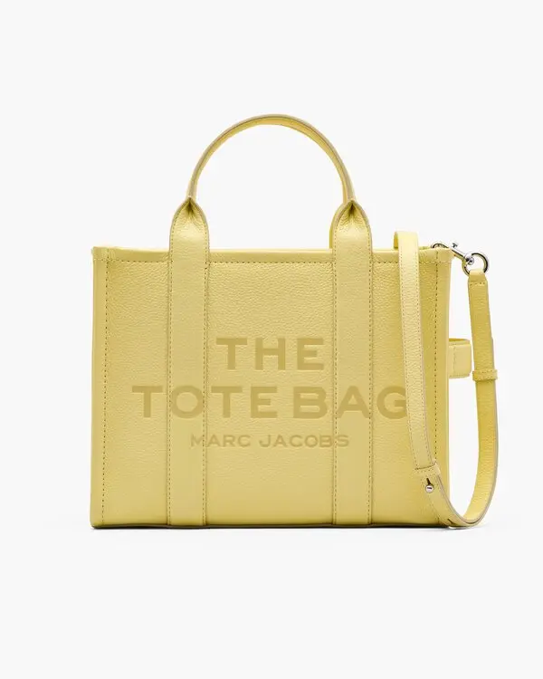 Marc Jacobs The Leather Tote Bag - Custard
