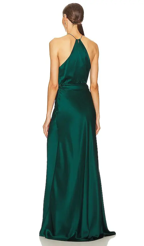 slim fit dress slacks Dark Green halter Party Dresses Formal Girls Graduation Prom Gown Long –  Siaoryne
