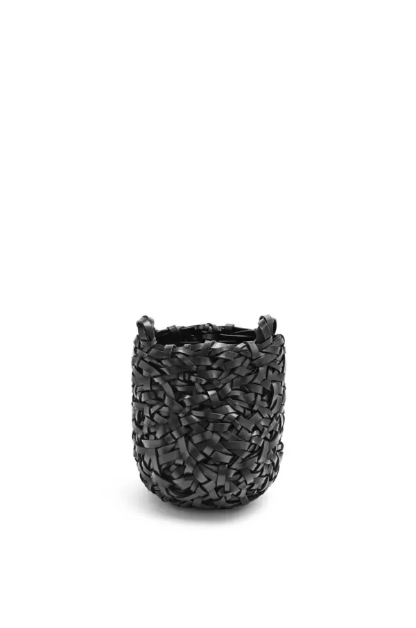 Loewe Small Nest Basket Bag In Calfskin