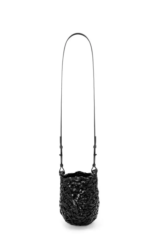 Loewe Small Nest Basket Bag In Calfskin