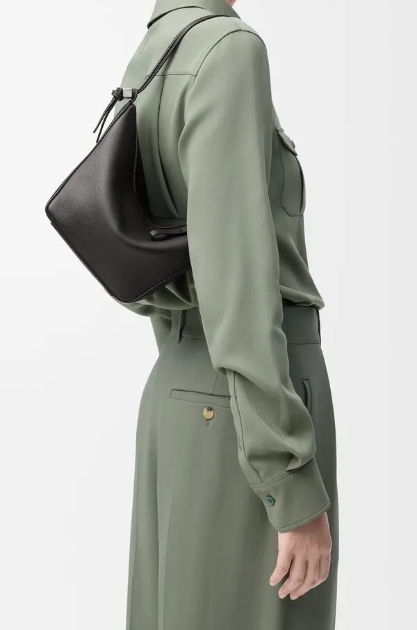 Loewe Mini Hammock Hobo Bag - Black