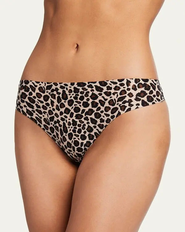 Chantelle Soft Stretch -print Thong - Leopard