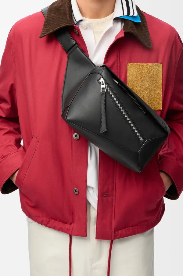 Loewe Luxury Puzzle Belt Bag - Black
