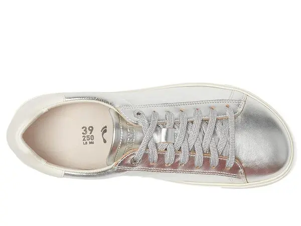 BIRKENSTOCK Bend Leather Sneakers - Silver