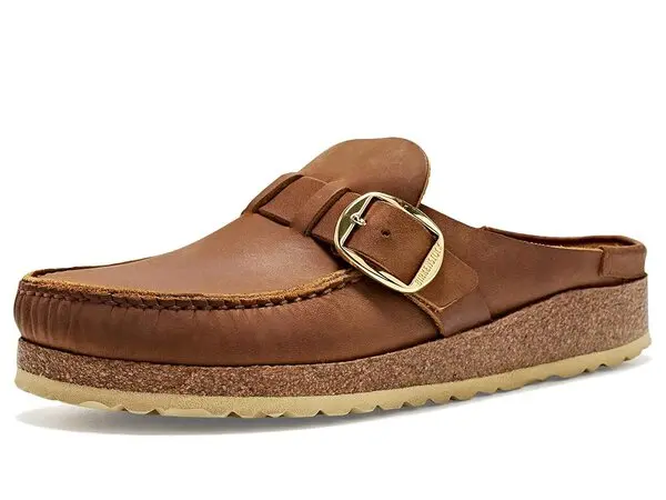 BIRKENSTOCK Buckley Clog Oiled Leather - Cognac