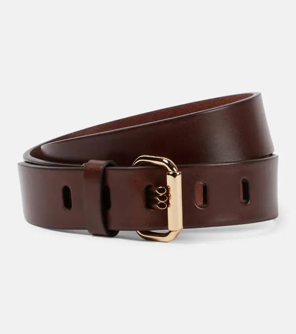 Etro Leather Belt - Brown