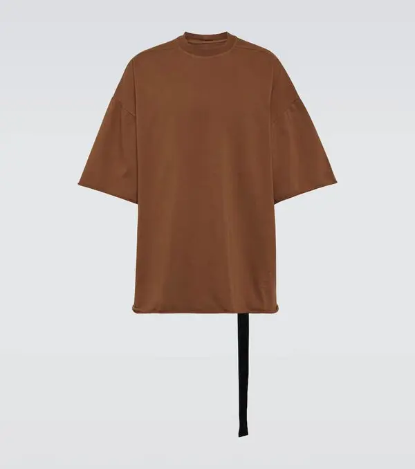 Rick Owens Tommy Cotton Jersey T-shirt - Brown