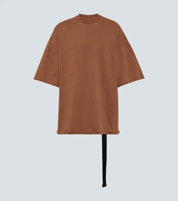Rick Owens Tommy Cotton Jersey T-shirt - Brown