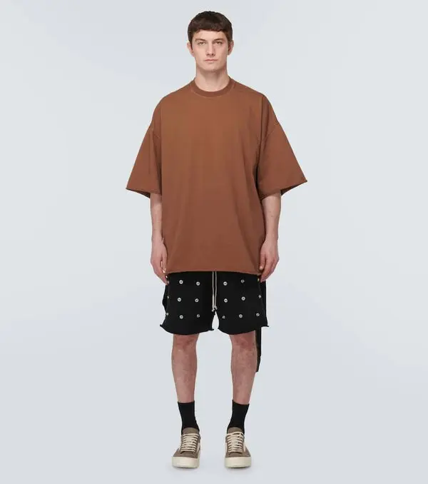 Rick Owens Tommy Cotton Jersey T-shirt - Brown