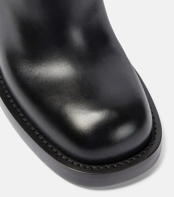 Burberry Stirrup Leather Knee-high Boots