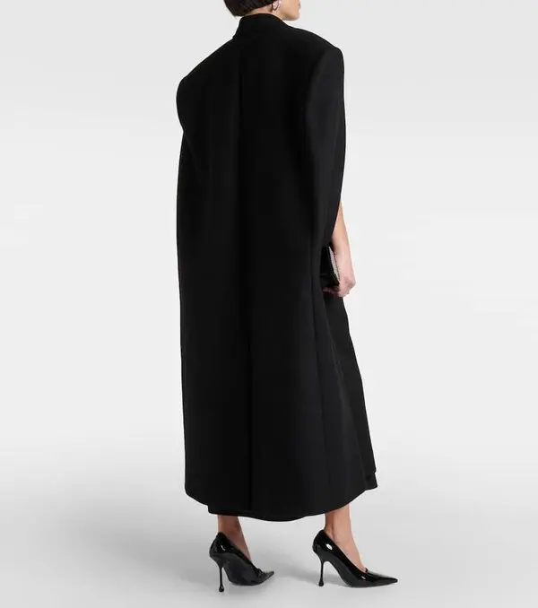 Wardrobe.NYC Double-breasted Virgin Wool Cape