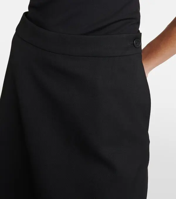 Wardrobe.NYC Virgin Wool Midi Skirt