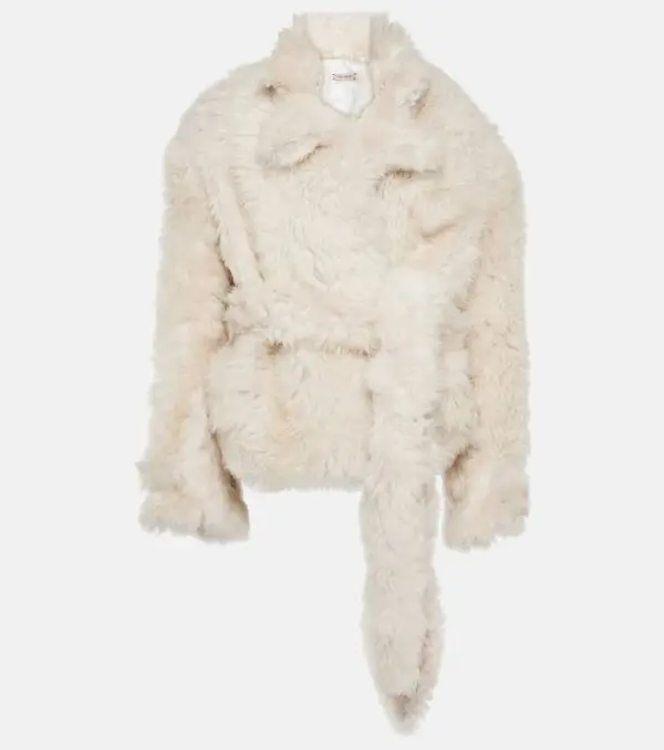 THE MANNEI Rioni Oversized Shearling Jacket