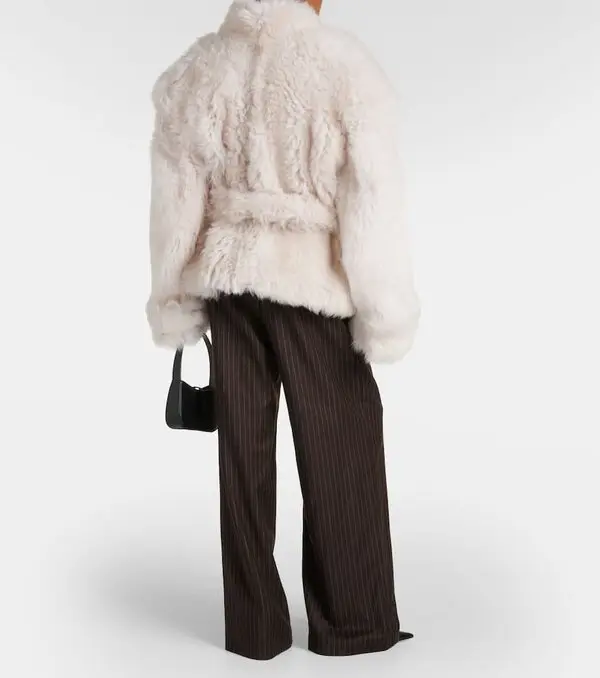 THE MANNEI Rioni Oversized Shearling Jacket