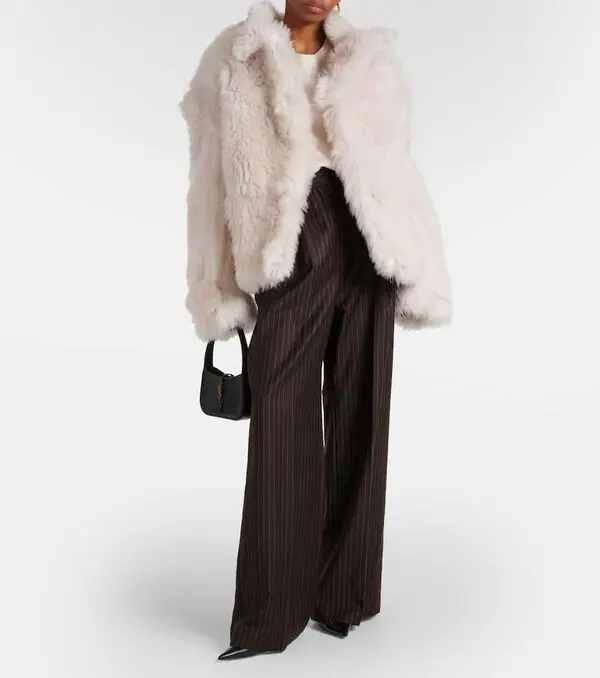 THE MANNEI Rioni Oversized Shearling Jacket