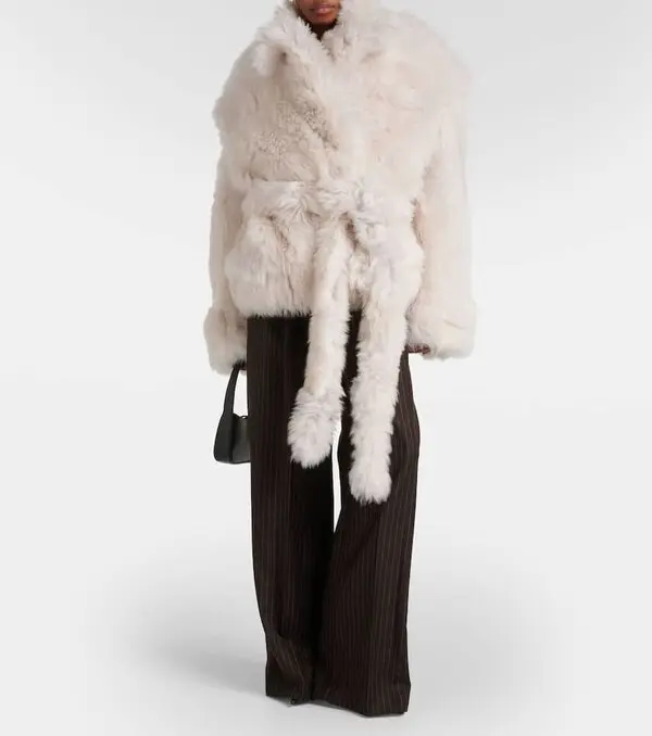 THE MANNEI Rioni Oversized Shearling Jacket