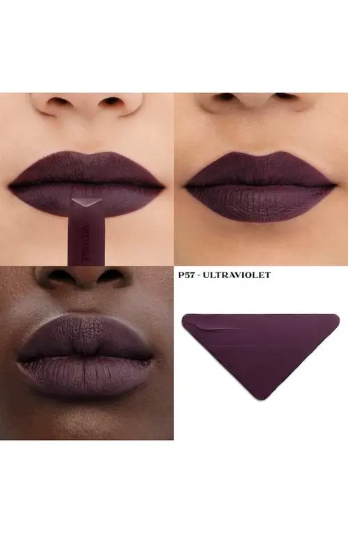 Prada Monochrome Hyper Matte Refillable Lipstick - P57 Ultraviolet - Purple
